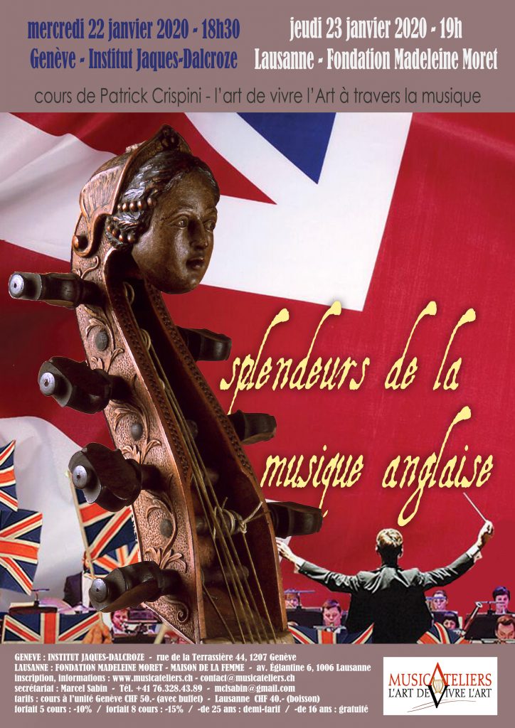 MusicAtelier – Splendeurs de la musique anglaise | Maison de la Femme